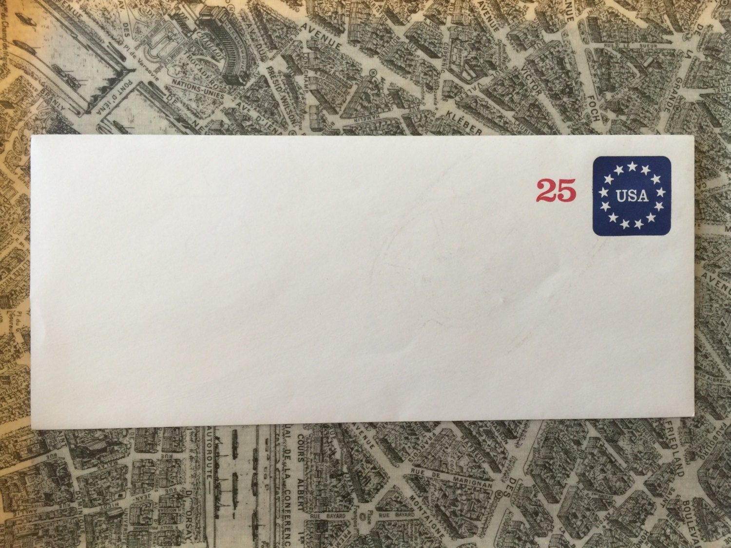 25 Cent Stamped Envelope 1980s - Etsy