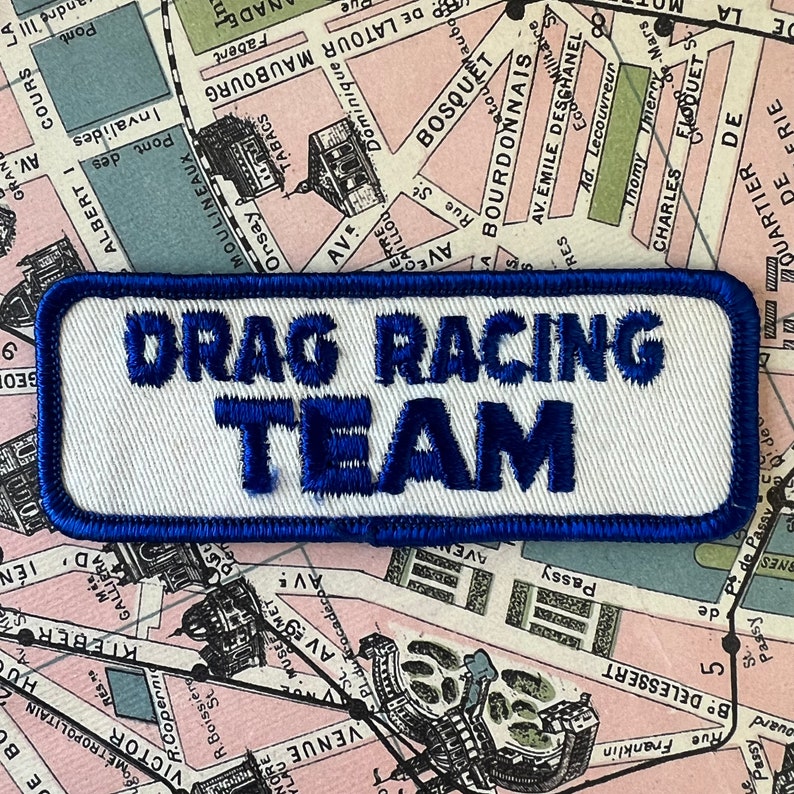 Vintage Drag Racing Team Patch - Etsy