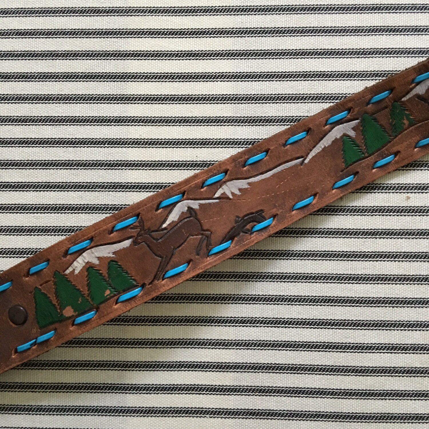 Vintage CHARLIE Western Boys Belt - Etsy