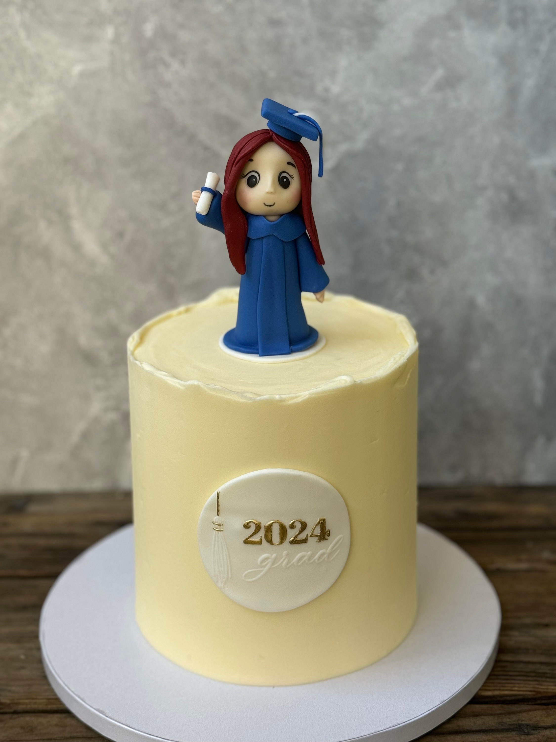 Graduation Cake Topper , Graduation Cake, Graduation Gift , Cap and ...