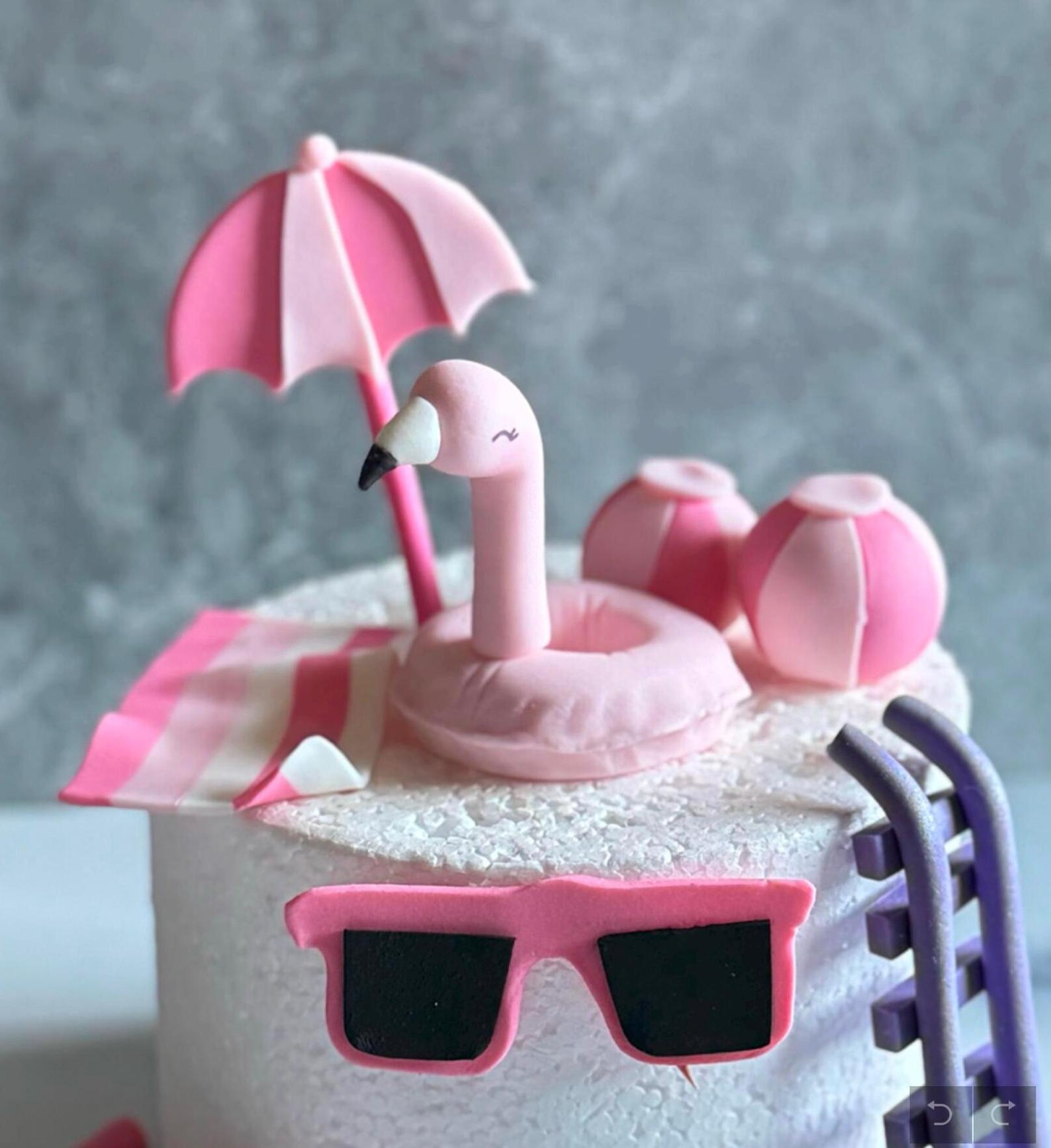 Summer Cake Topper , Pull Party Cake Topper ,custom Cake Topper ...