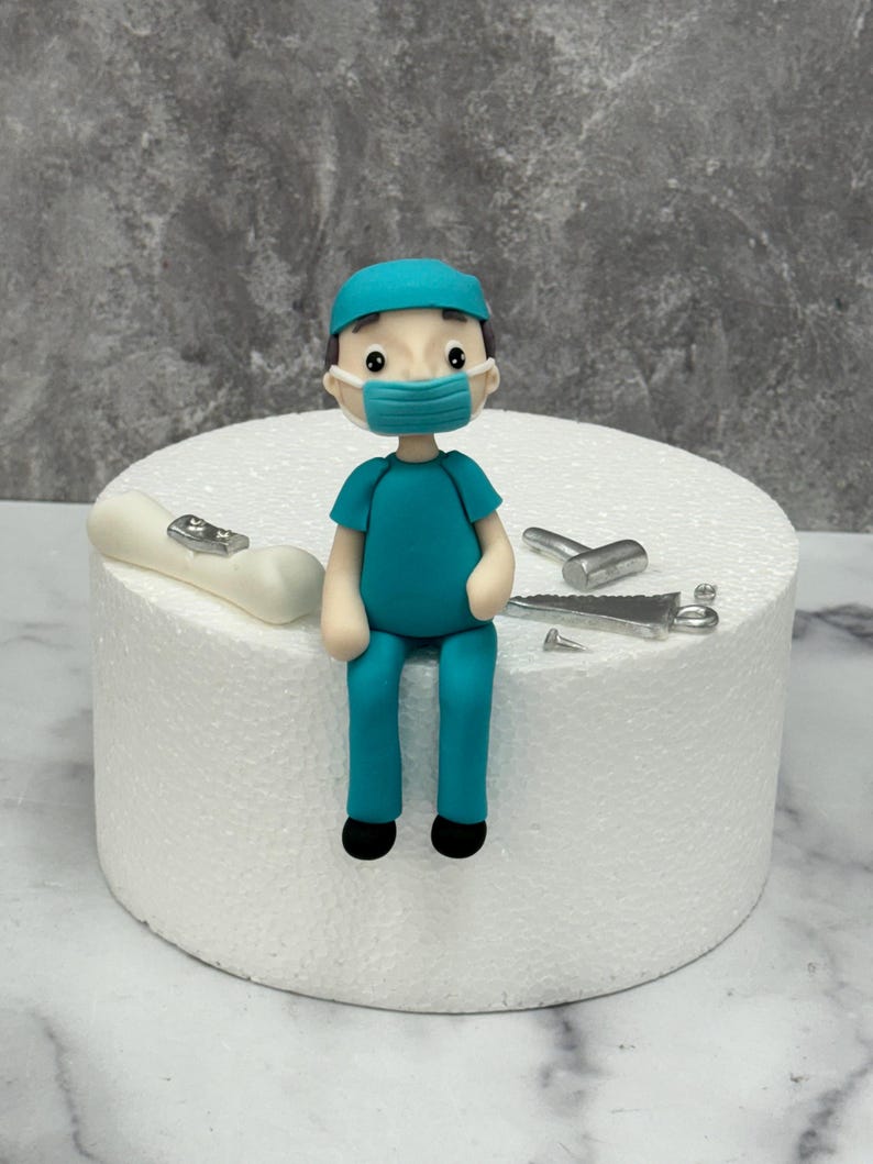 Doctor Cake Topper , Medical Cake Topper , Nurse Doctor Fondant Topper ...