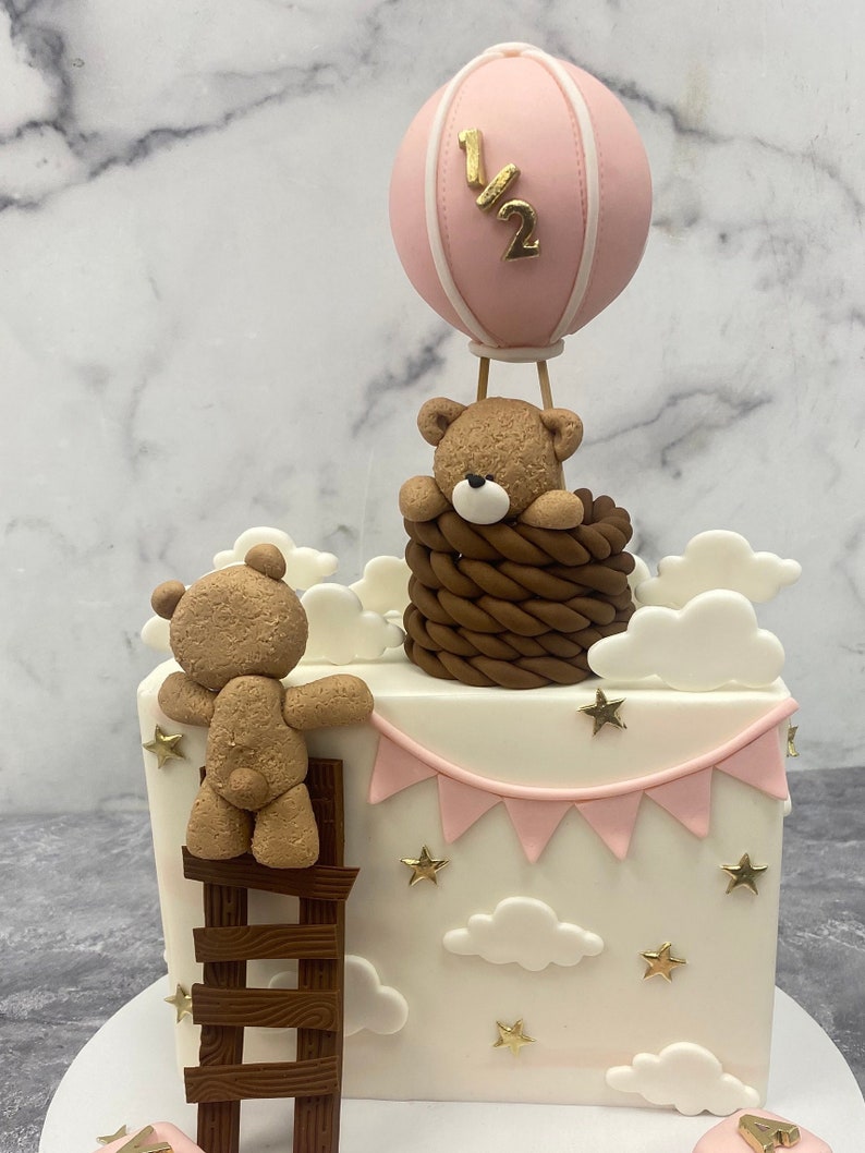 Teddy Bear , Fondant Teddy Bear - Etsy