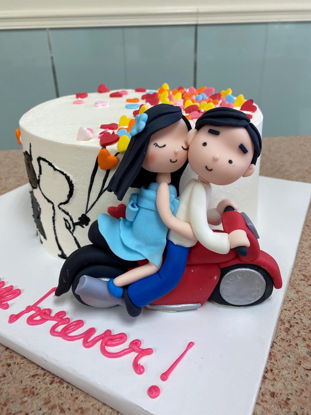 Couple Cake Topper , Personalized Couple Cake Topper , Custom Cake ...