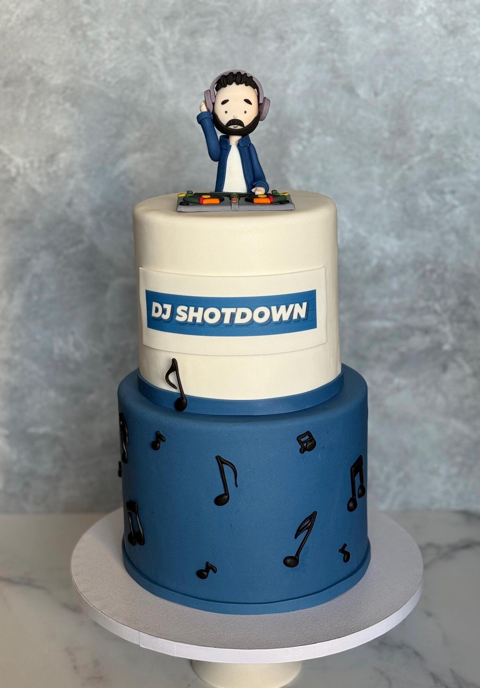 Personalized DJ Cake Topper: Edible Music Theme Decoration - Etsy