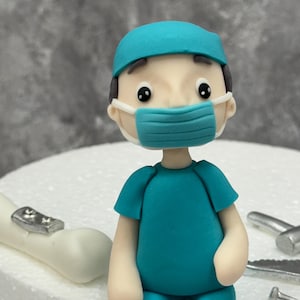 Doctor Cake Topper , Medical Cake Topper , Nurse Doctor Fondant Topper ...