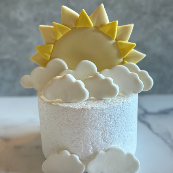 Sun Cake Topper - Etsy