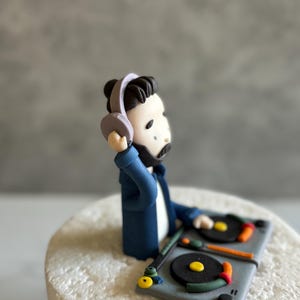 Dj Cake Topper , Dj Cake , Edible Personalized Dj Cake Topper , Gift ...