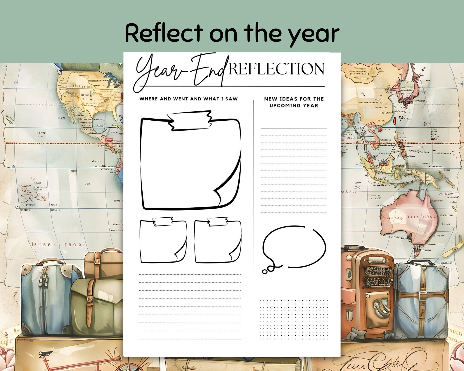 Travel Bucket List Printable, Bucket List Planner Insert, Bucket List ...