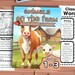 Animals on the Farm: Educational Activity Book - Etsy
