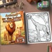Animals on the Safari: Educational Activity Book - Etsy