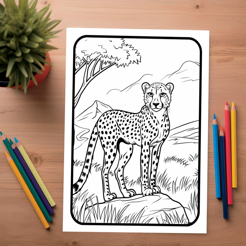 Animals on the Safari: Printable Educational Activity Book - Etsy