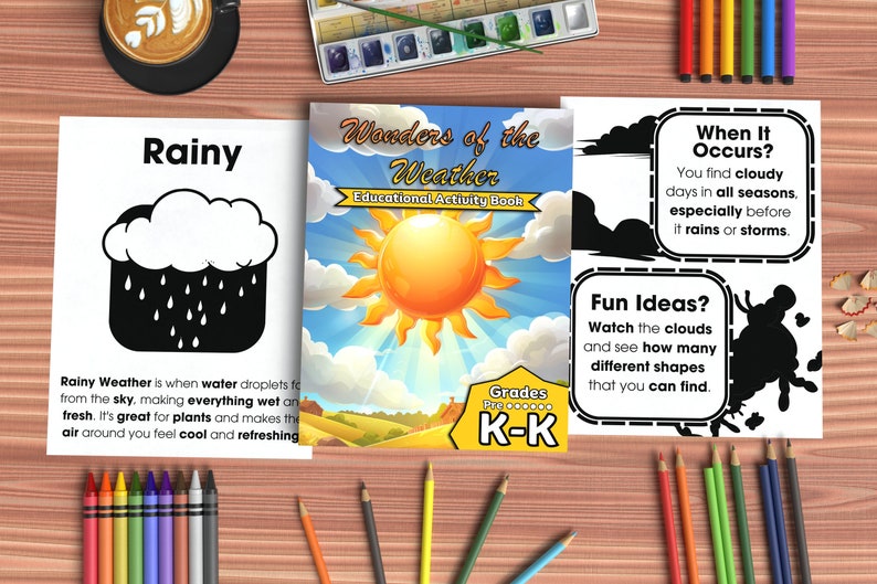Wonders of the Weather: Educational Activity Book - Etsy
