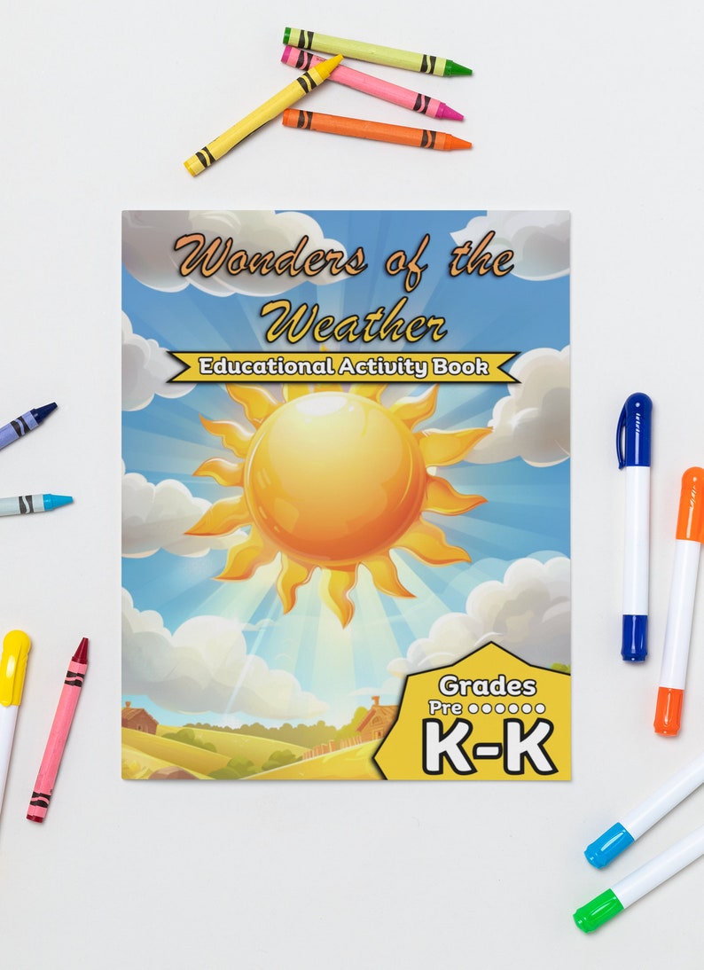 Wonders of the Weather: Educational Activity Book - Etsy
