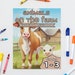 Animals on the Farm: Educational Activity Book - Etsy