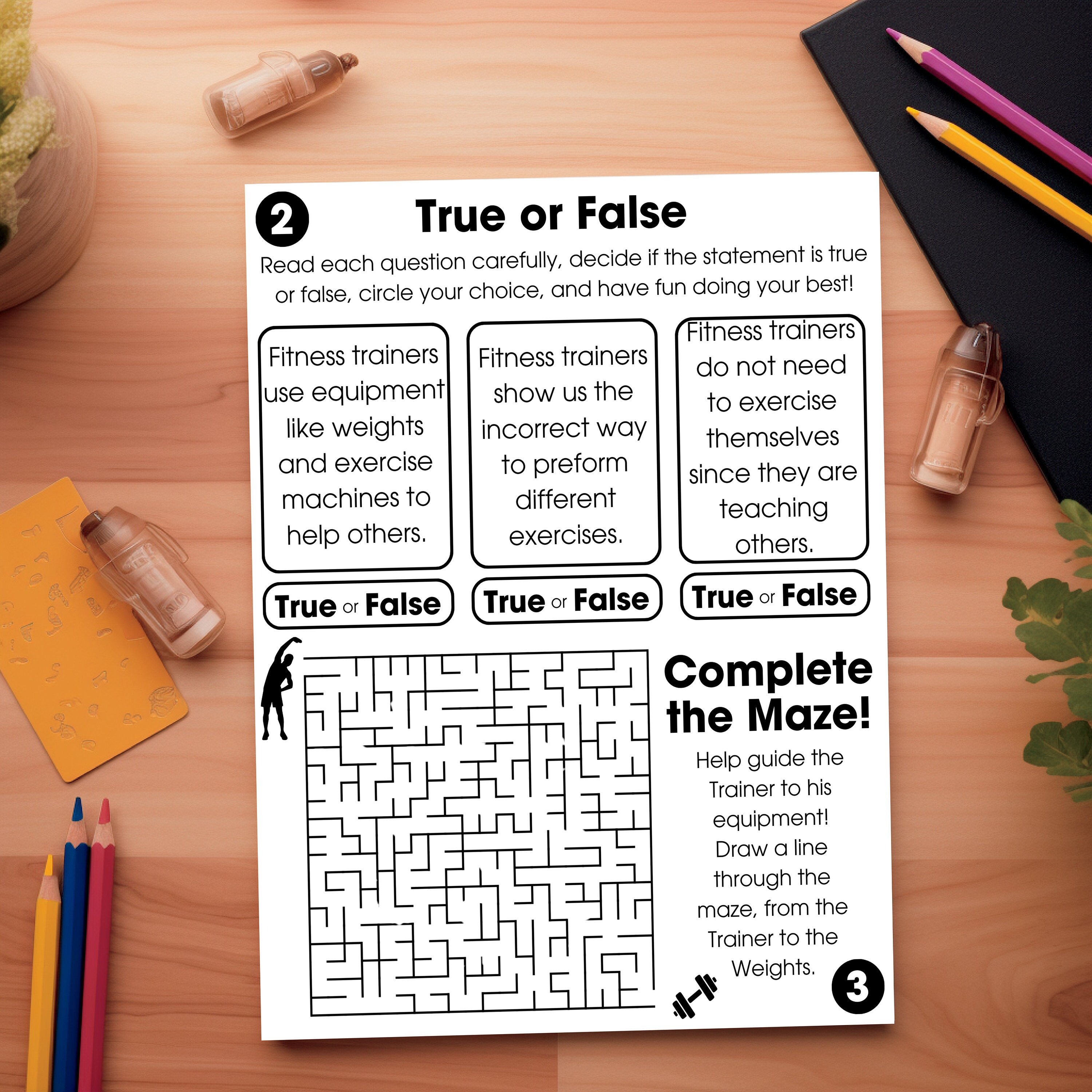 Careers in Action: Printable Educational Activity Book - Etsy