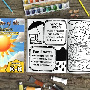 Wonders of the Weather: Educational Activity Book - Etsy
