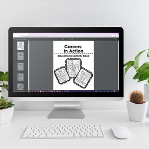 Careers in Action: Printable Educational Activity Book - Etsy