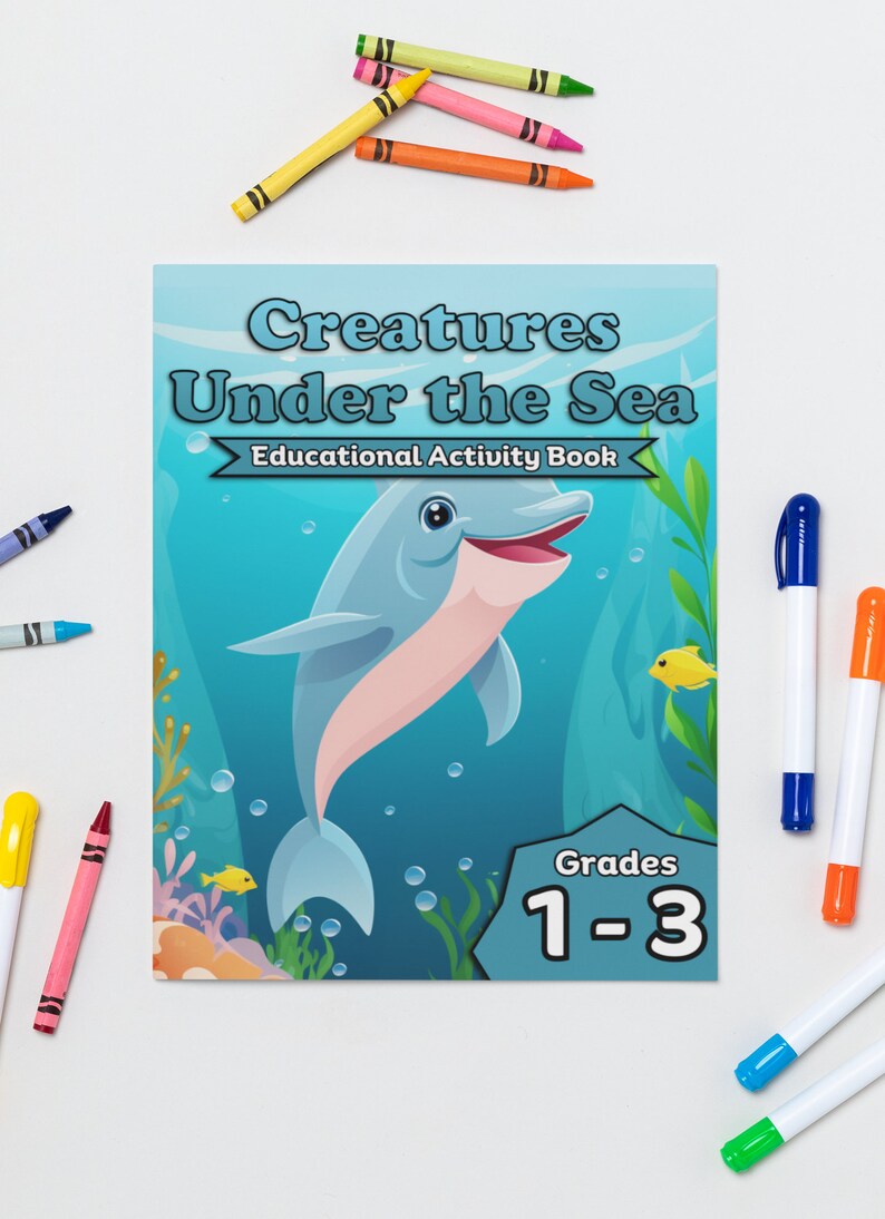 Creatures Under the Sea: Educational Activity Book - Etsy