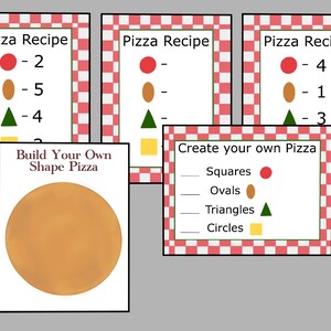 Shapes and Pizza - Etsy