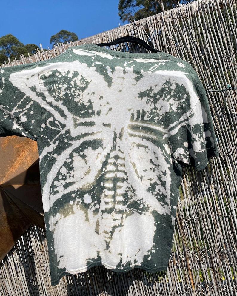 Custom Handmade Skeleton Bleach T-shirts - Etsy