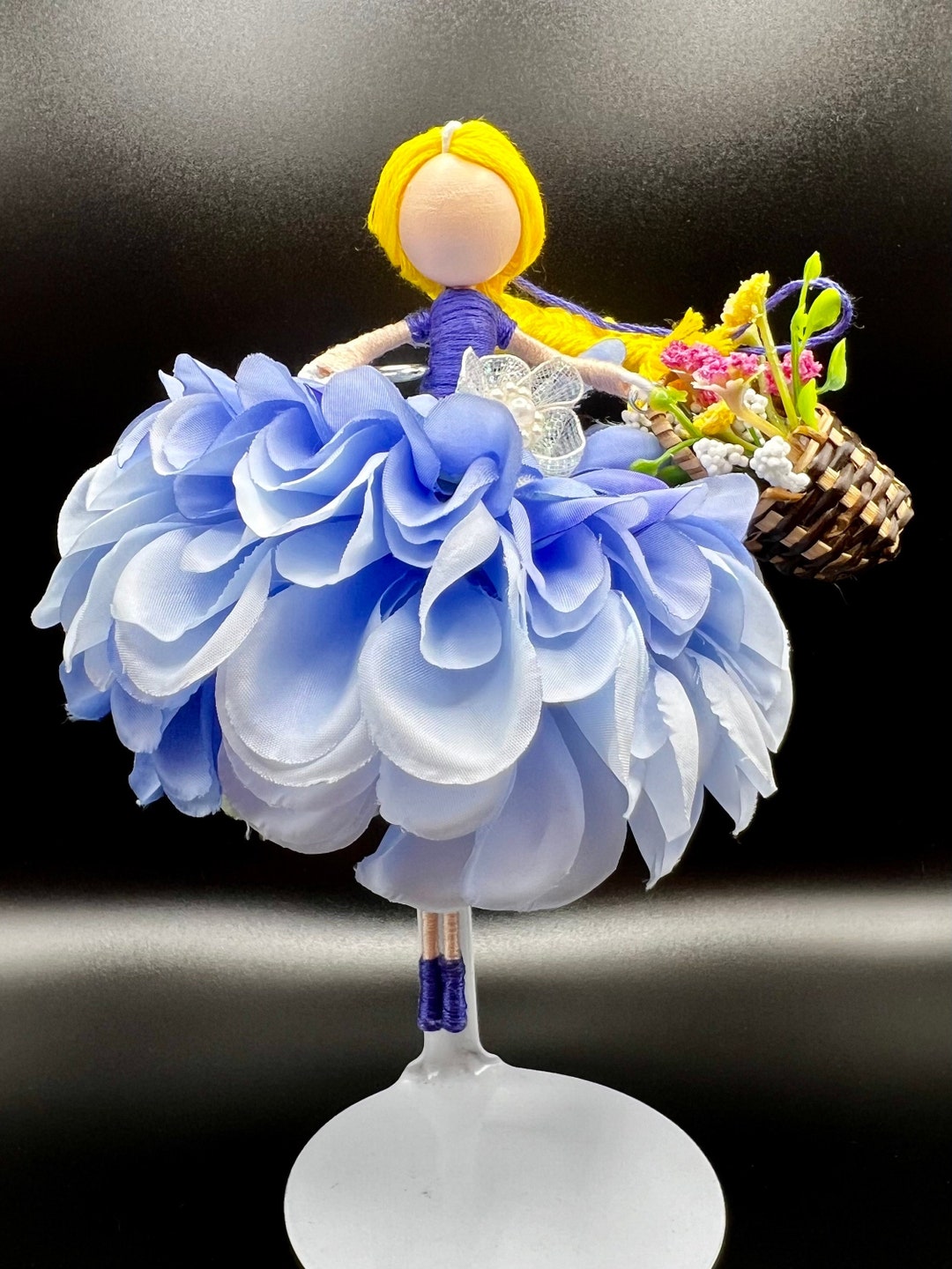 Handmade Flower Fairy Doll Magical Home Decor Gift for Fairy Lovers ...
