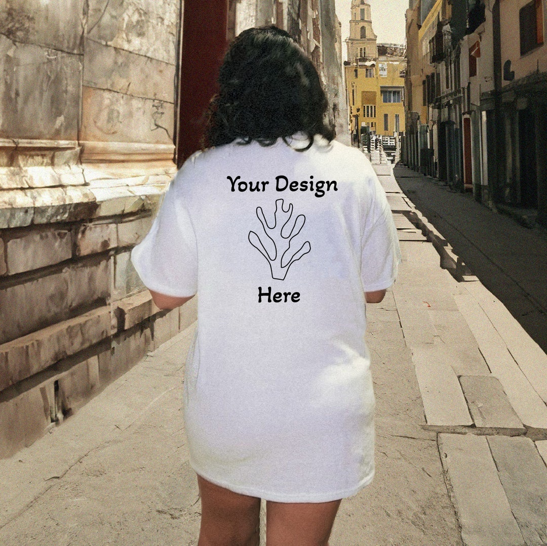 Gildan 64000 White T-shirt Mockup, Boho Aesthetic, Folded Shirt Mockup ...