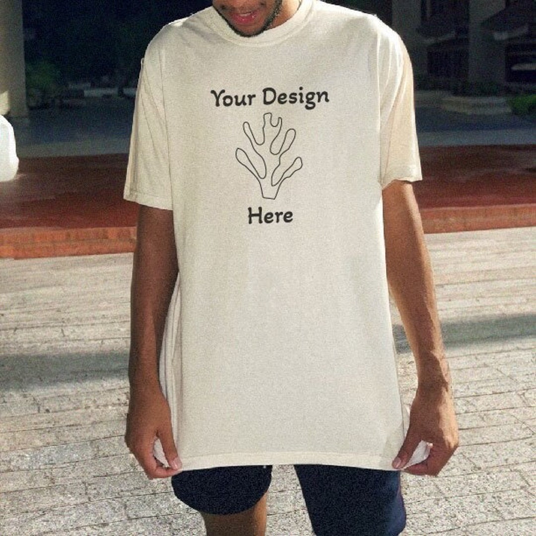 Comfort Colors Ivory 1717 T-shirt Mockup, Boho Aesthetic, Shirt Mockup ...