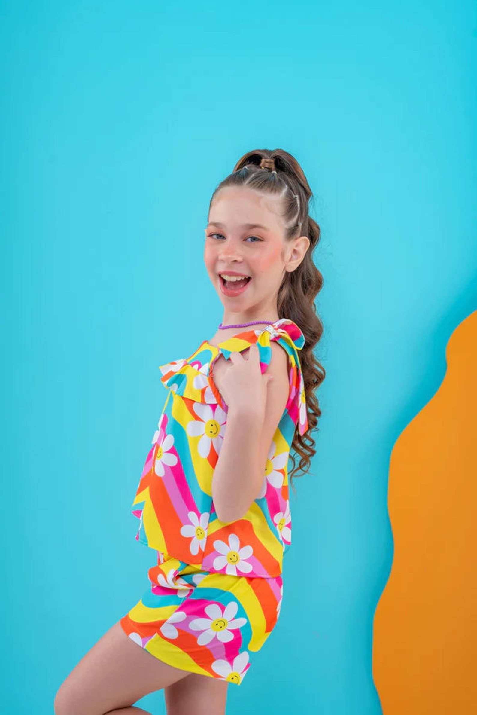 Striped Daisy Set for Girls, Ages 4-6 Trendy and Comfortable Two-piece ...