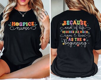 Funny Hospice Nurse Shirt, Halloween Hospice Shirt, Gift for Nurse ...