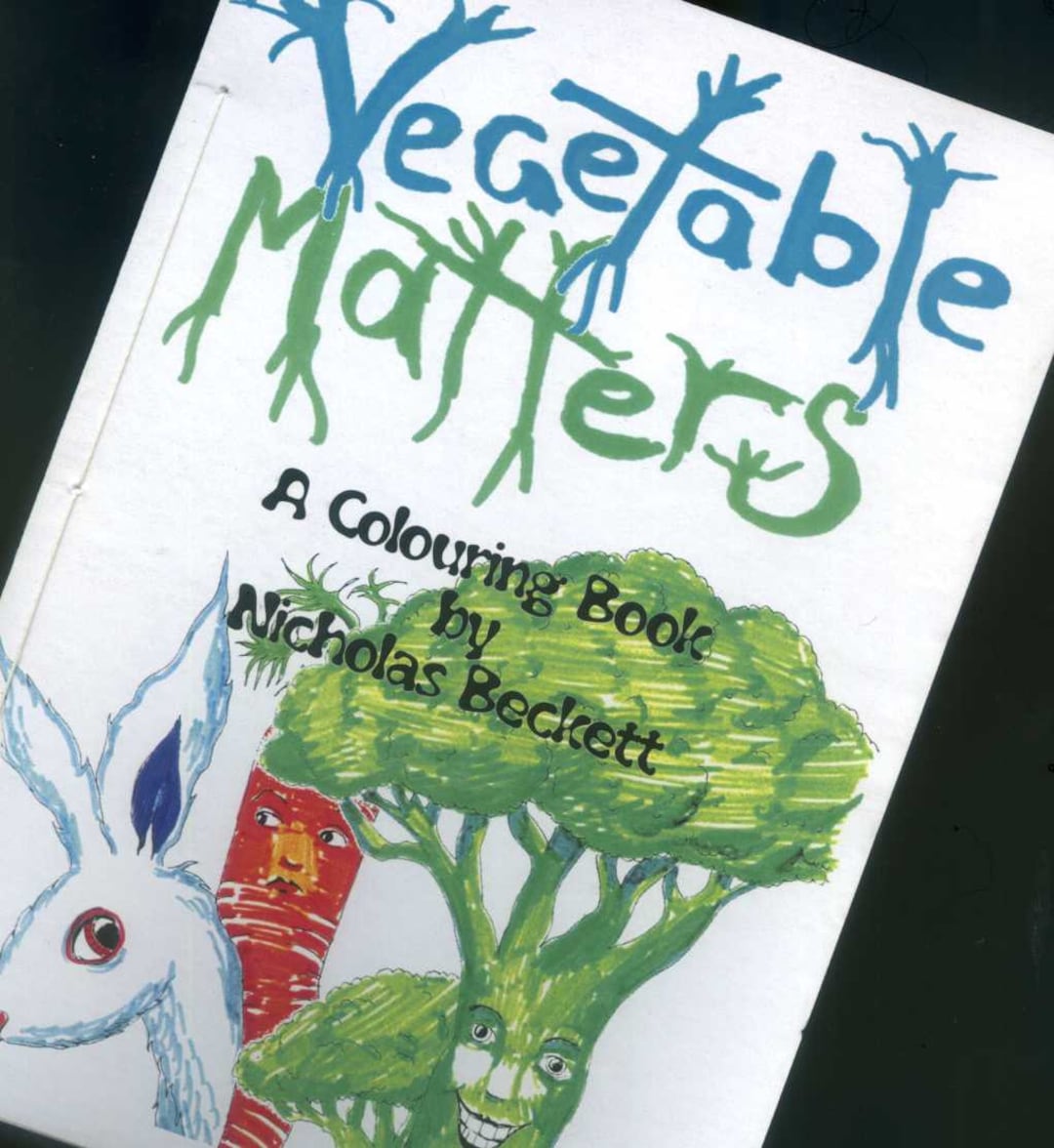 Vegetable Matters Colouring Book - Etsy