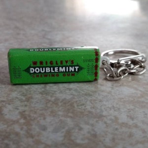 Wrigley's Doublemint Chewing Gum Vintage Key Chain / NEW OLD STOCK ...