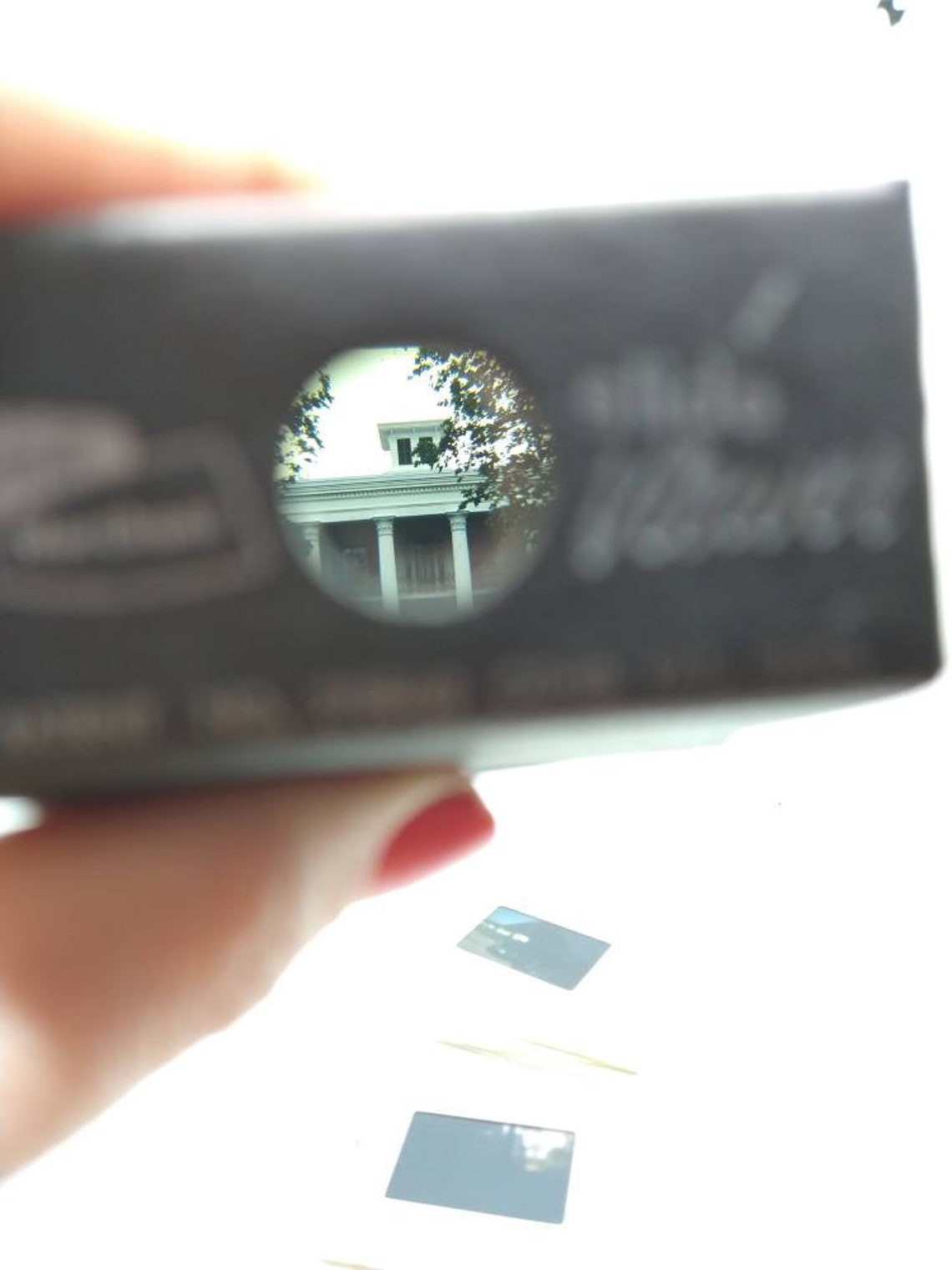 Vintage Fold-up Cardboard Slider Viewer + 12pc Vintage Slides / Made in ...