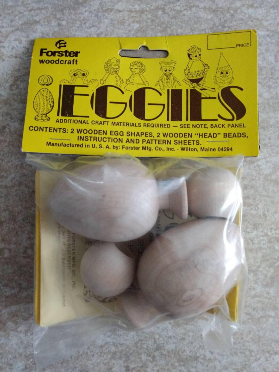 Last One Wood Egg Doll VINTAGE CRAFT Kit EGGIES Woodcraft Project: 2 ...