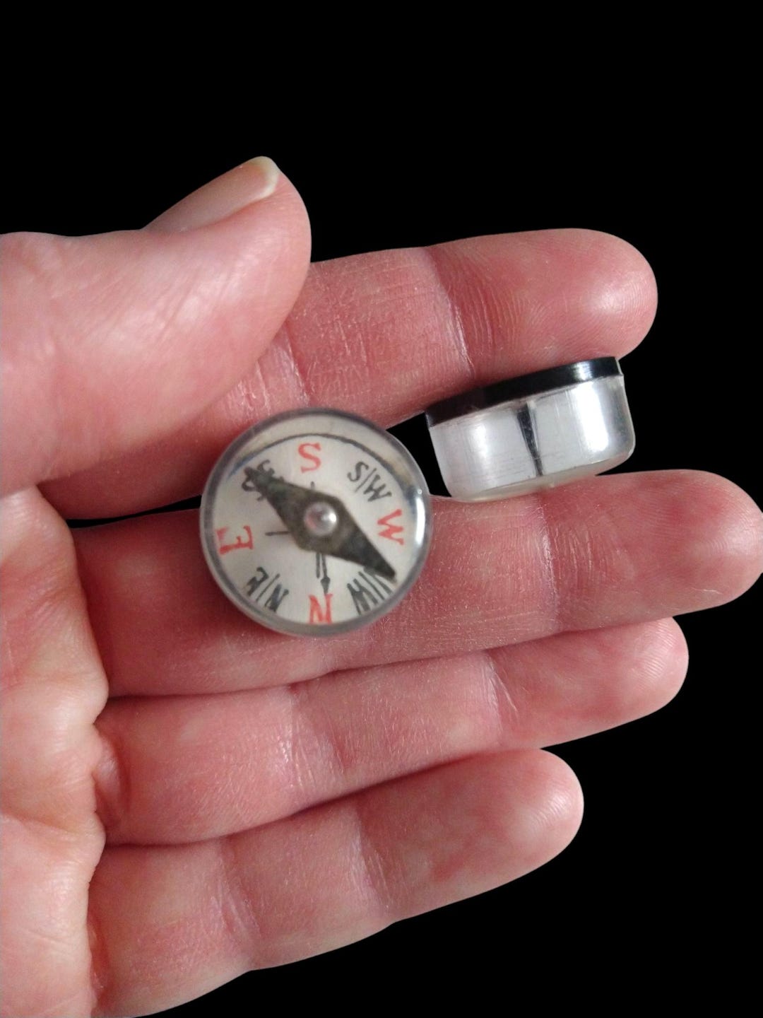 3pc Cylinder-shaped Vintage Plastic Compass / Gumball Vending Machine ...