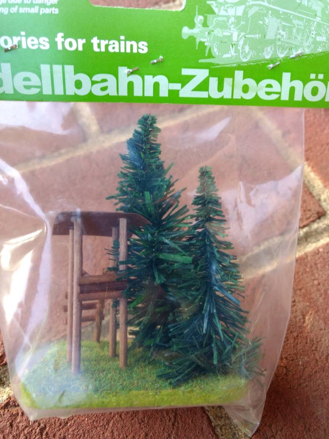 Wooden Forest Hunting Lookout Tower HO Scale Model Train Scenery ...