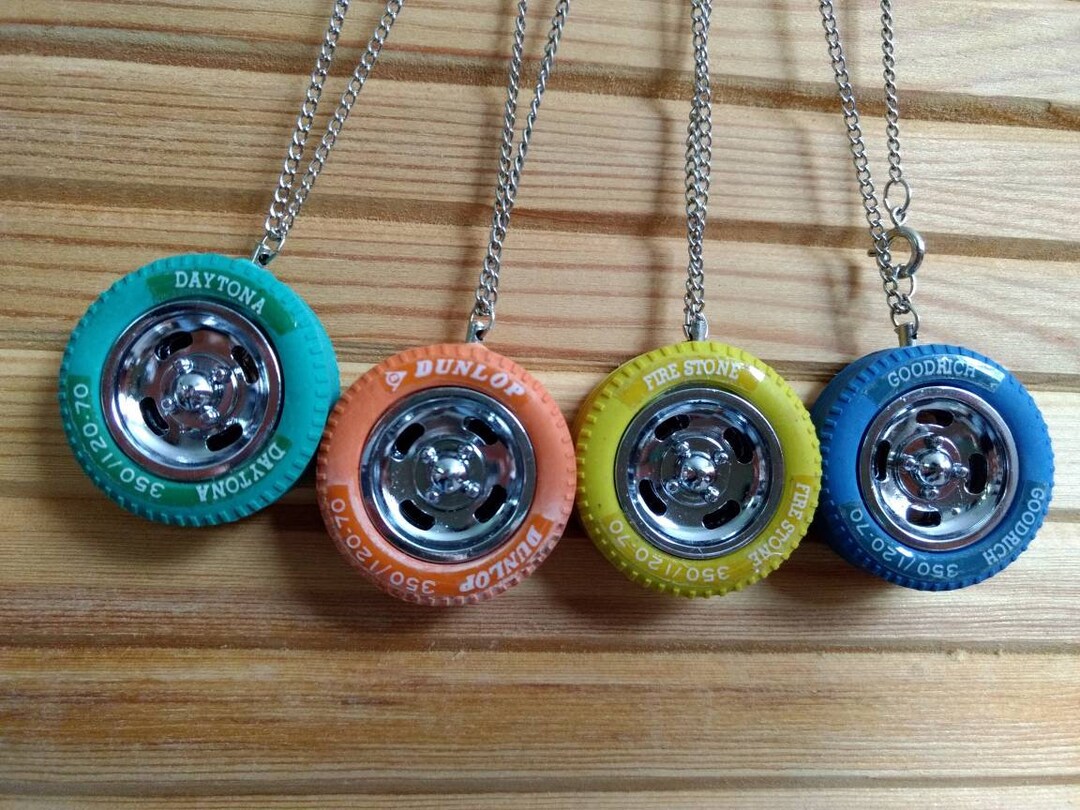 1pc Rubber Tire Pendant Charm Vintage Necklace / New Old Stock ...