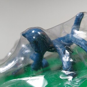 Unopened Package of Posable Rubber Vintage Toys / 4pc Wired ANIMALS ...