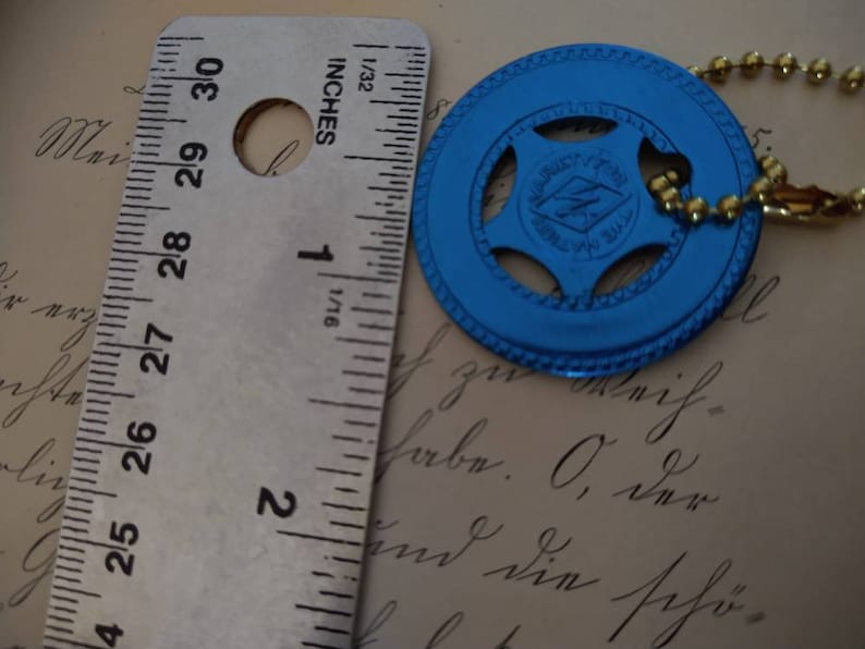 1pc Vintage good Luck Aluminum Token Key Chain / - Etsy