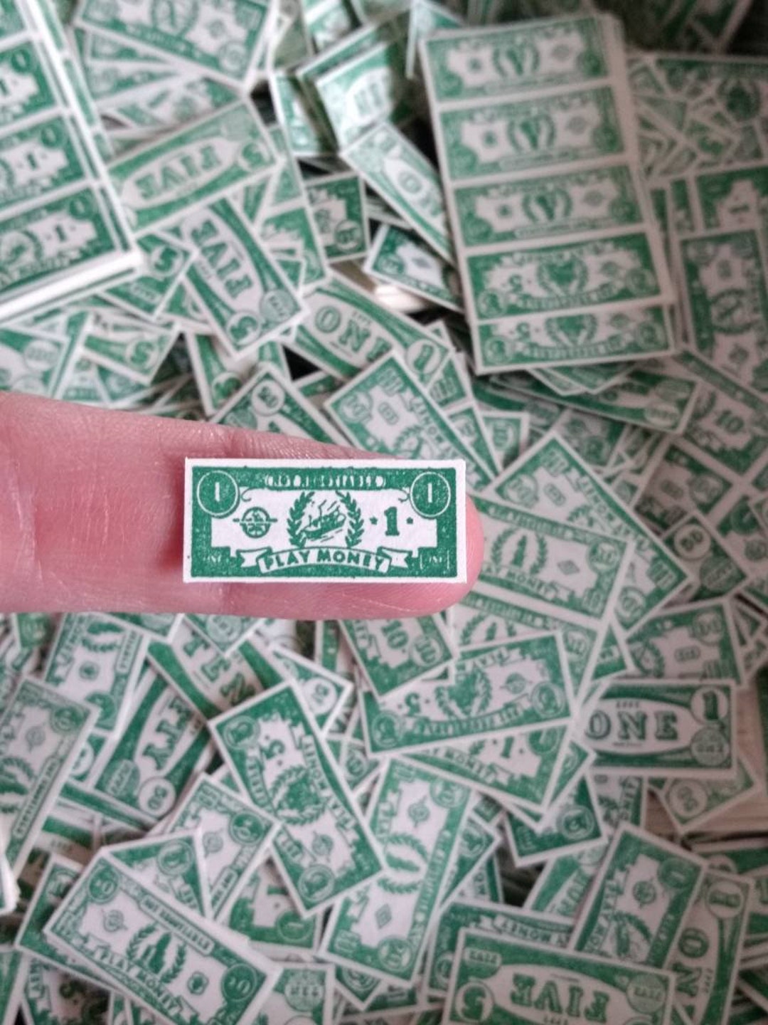 EPPY Brand Vintage TINY Miniature Money Dollar Bills / 50pc or 100pc ...