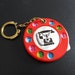 1pc 1980s Vintage Red Rotary Telephone Book Keychain / Phone Index ...