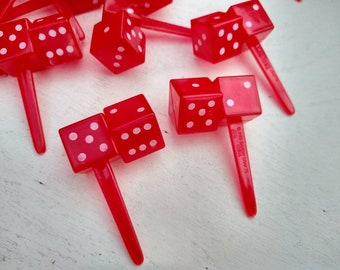 Dice Cupcake Toppers - Etsy