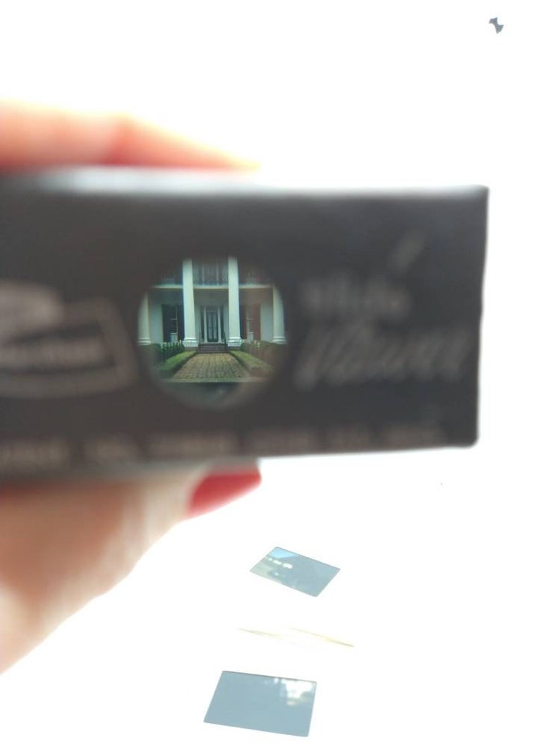 Vintage Fold-up Cardboard Slider Viewer + 12pc Vintage Slides / Made in ...