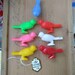 3pc Vintage Little Colorful Plastic Bird Whistles / New Old - Etsy