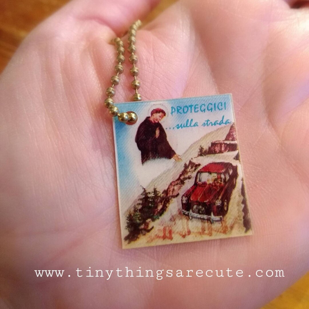 Patron Saint Anthony Vintage VARI-VUE Flicker Novelty Key Chain / New ...