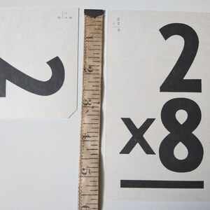 1980s Golden MULTIPLICATION Flashcard Vintage Card Deck / Children's ...
