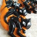 3pc or 6pc Vintage Scaredy Cat + Crescent Moon Decoration / Cake Pop ...