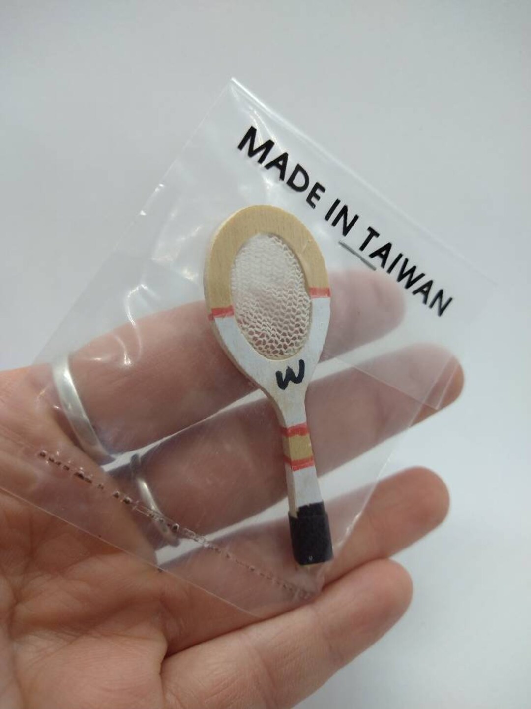 2pc Vintage Wood Miniature Tennis Racquet / Mini Racket / Dollhouse ...