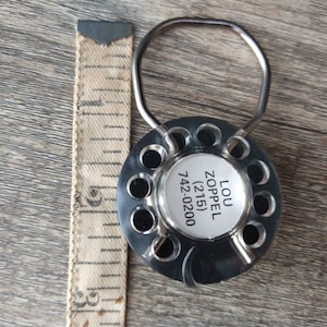 Vintage Rotary Phone Snap Key Chain / New Old Stock / Vintage ...