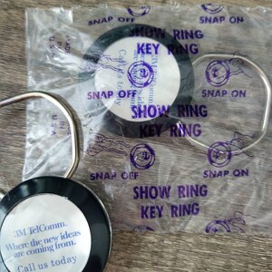 Vintage Rotary Phone Snap Key Chain / New Old Stock / Vintage ...